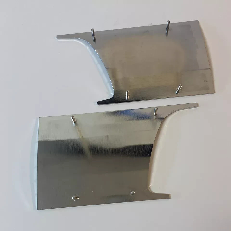 NEW 1957-1958 CHEVY CAMEO TRUCK FRONT BED BOWTIE PLATES SAIL PLATES ...