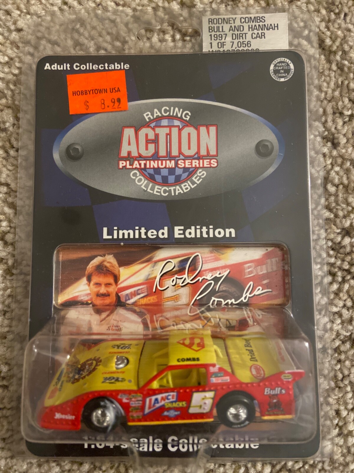 BULL AND HANNAH SUPERMAN 1997 DIRT CAR Lance Racing ACTION 1/64 RODNEY ...