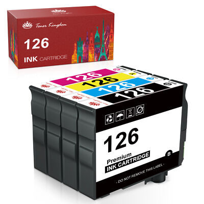 1-4 PACK Ink Cartridge for Epson 126 T126 fits Stylus NX330 NX430 ...