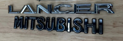 2008-2015 Mitsubishi lancer oem trunk deck lid emblem logo badge | eBay ...