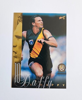 1998 AFL SELECT SIGNATURE RICHMOND TIGERS COMMON BASE CARD NICK DAFFY ...