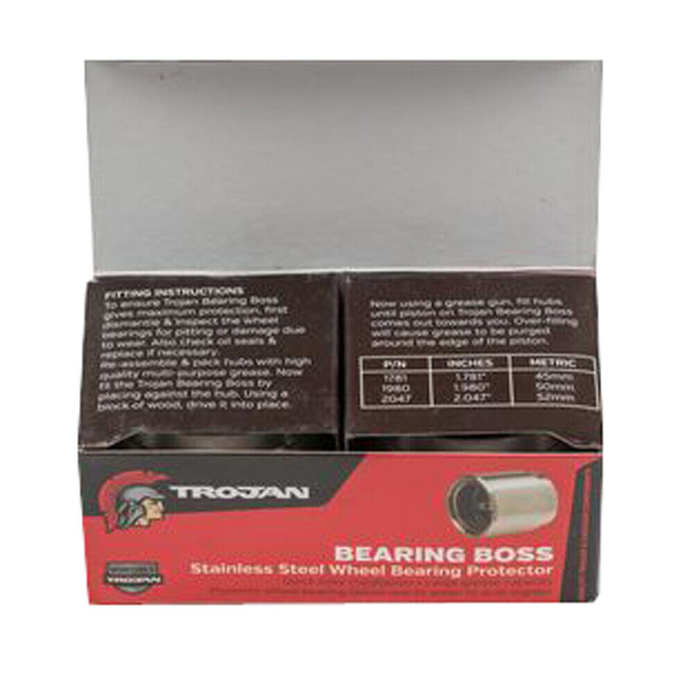 Trojan 1980 Bearing Boss 50mm 1.98″ Greasable Bearing Caps for Boat ...