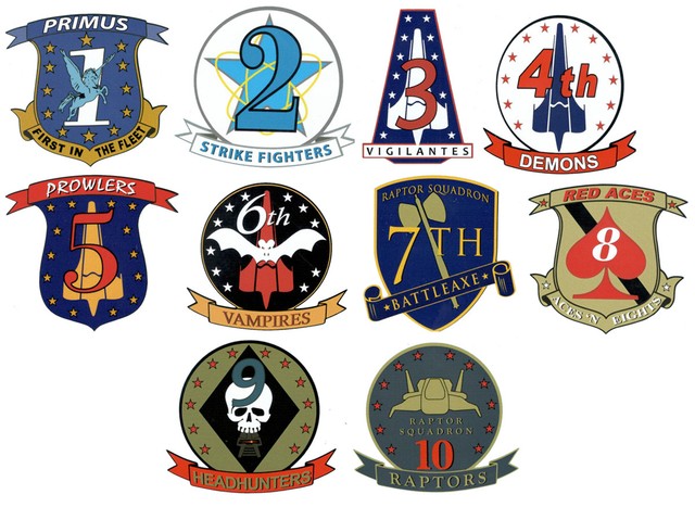 Battlestar Galactica Viper Squadron Sticker Decal 10 Pack Cylon ...