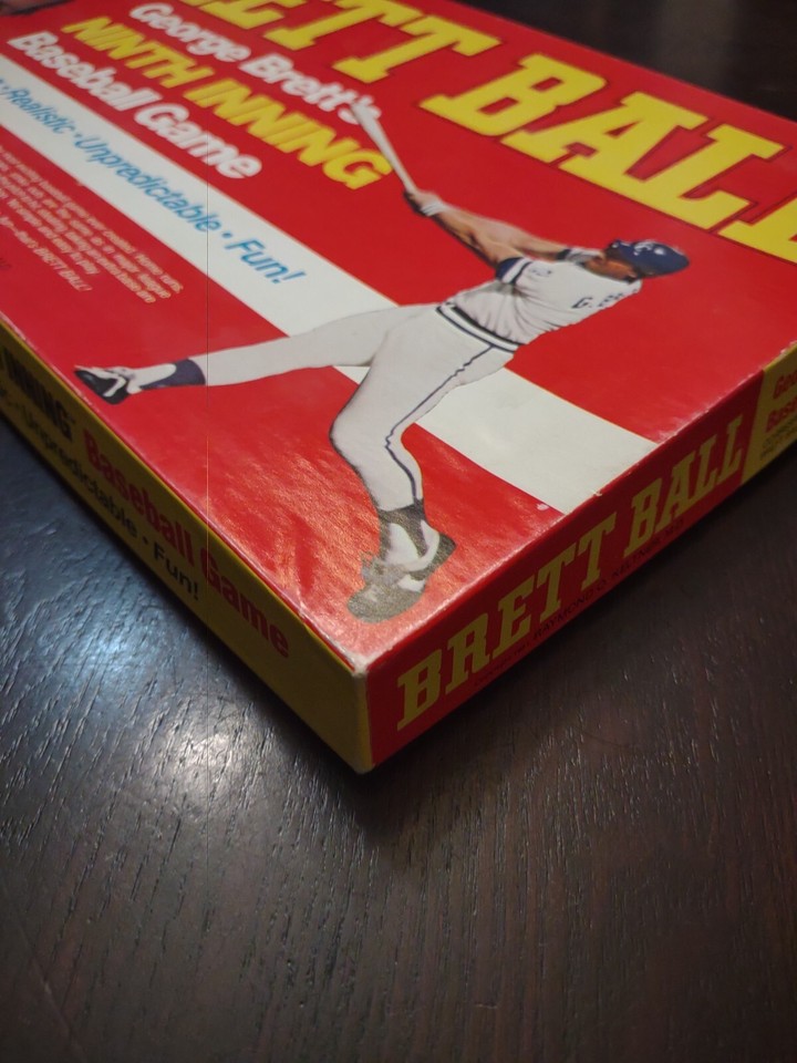 1981 George Brett Ball Ninth Inning Kansas City Royals Baseball Board ...