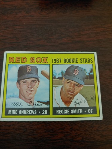 1967 Topps Reggie Smith Rookie Baseball Card #314 Boston Red Sox Very ...
