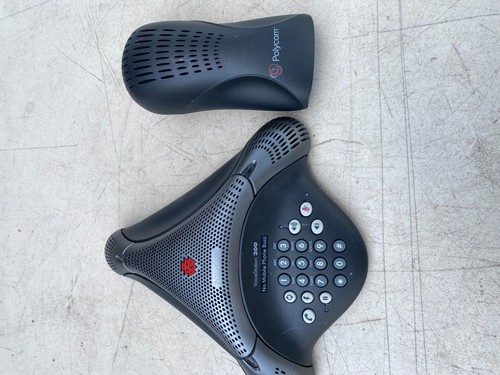 Polycom VoiceStation 300 Conference Phone 2201-17910-001 w/ Wall Module ...