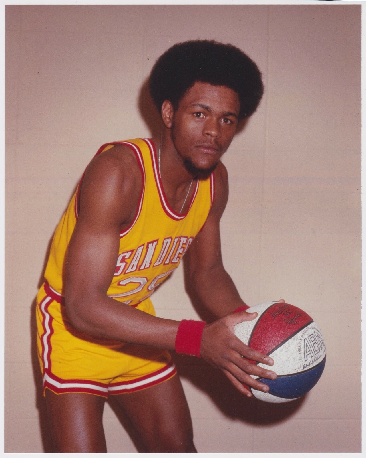 TIM BASSETT 1973/74 SAN DIEGO CONQUISTADORS 8X10 REPRINT FROM TOPPS ...