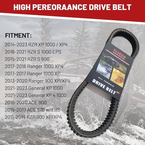 3211180 Drive Belt Heavy Duty Compatible with Polaris RZR 1000 900 XP ...