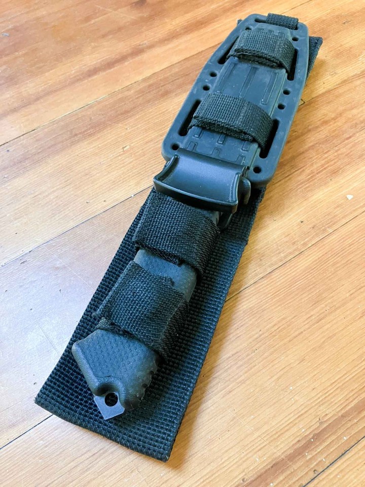 Gerber Prodigy Survival Knife Black Partially Serrated MOLLE Sheath ...