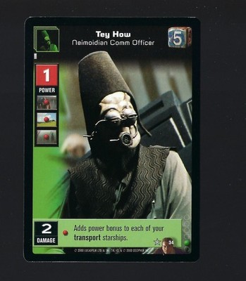 2000 Star Wars: Young Jedi CCG - Duel of the Fates Tey How #34 | eBay