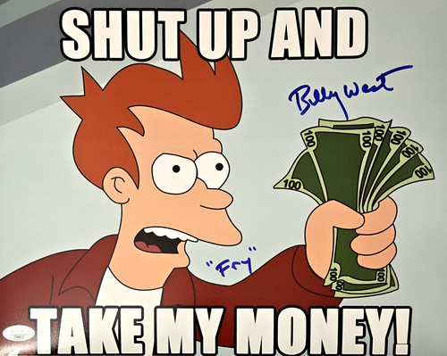 Billy West Signed Photo Philip Fry Futurama Autograph Meme 11x14 JSA ...