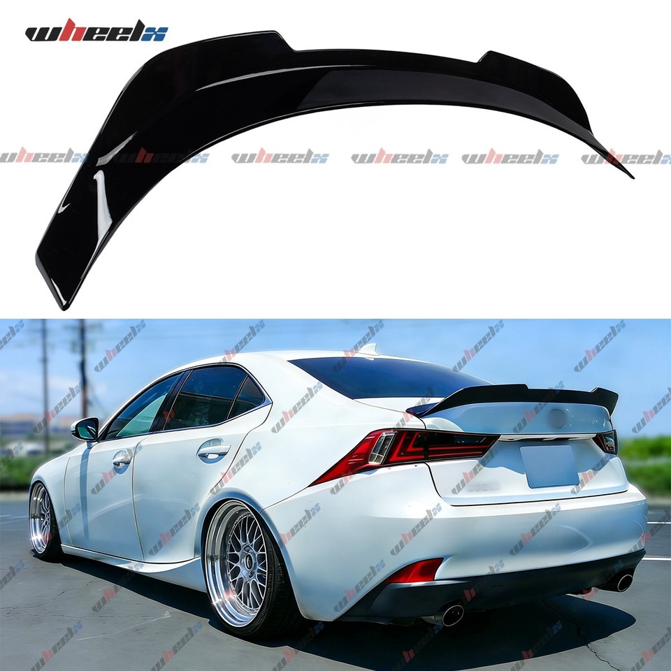 FOR 14-20 LEXUS IS200T IS300 IS350 PSM STYLE GLOSS BLACK HIGHKICK TRUNK ...