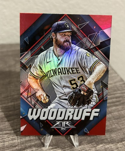 Brandon Woodruff 2022 Topps Fire Red Flame Foil Card #184 | eBay