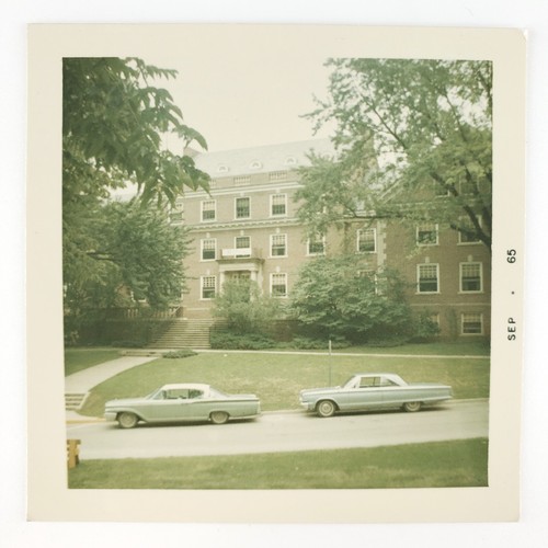 Iowa State University Dorm Photo 1960s Vintage Color Roberts Hall Ames ...