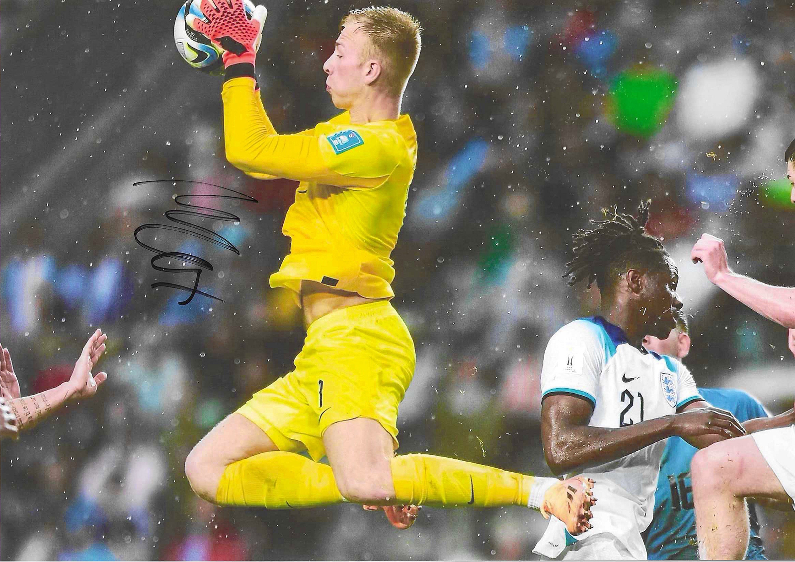 Matthew Cox - Brentford & England U20 - Signed A4 Photo by | eBay UK