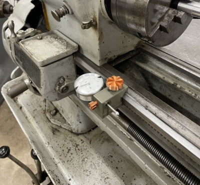 Sheldon 10", 11", 12" or 13" lathe carriage Dial Indicator Holder!(3d ...