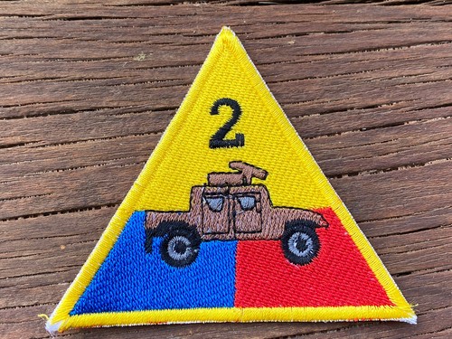 Colombian Military Army Armoured Unit (2nd) Coloured Triangle Patch ...