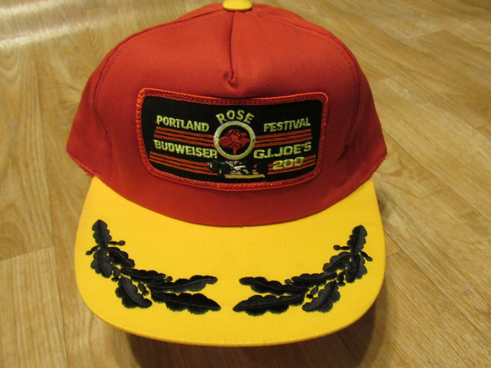 Vintage Budweiser Portland Rose Festival Gi Joes Hat… - Gem