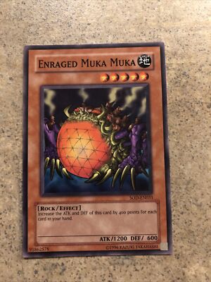 ENRAGED MUKA MUKA SOD-EN031 Yu Gi OH! Card NM/LP | eBay
