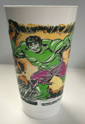 INCREDIBLE HULK Marvel Super Heroes ICEE CUP 1978 Circle K | eBay