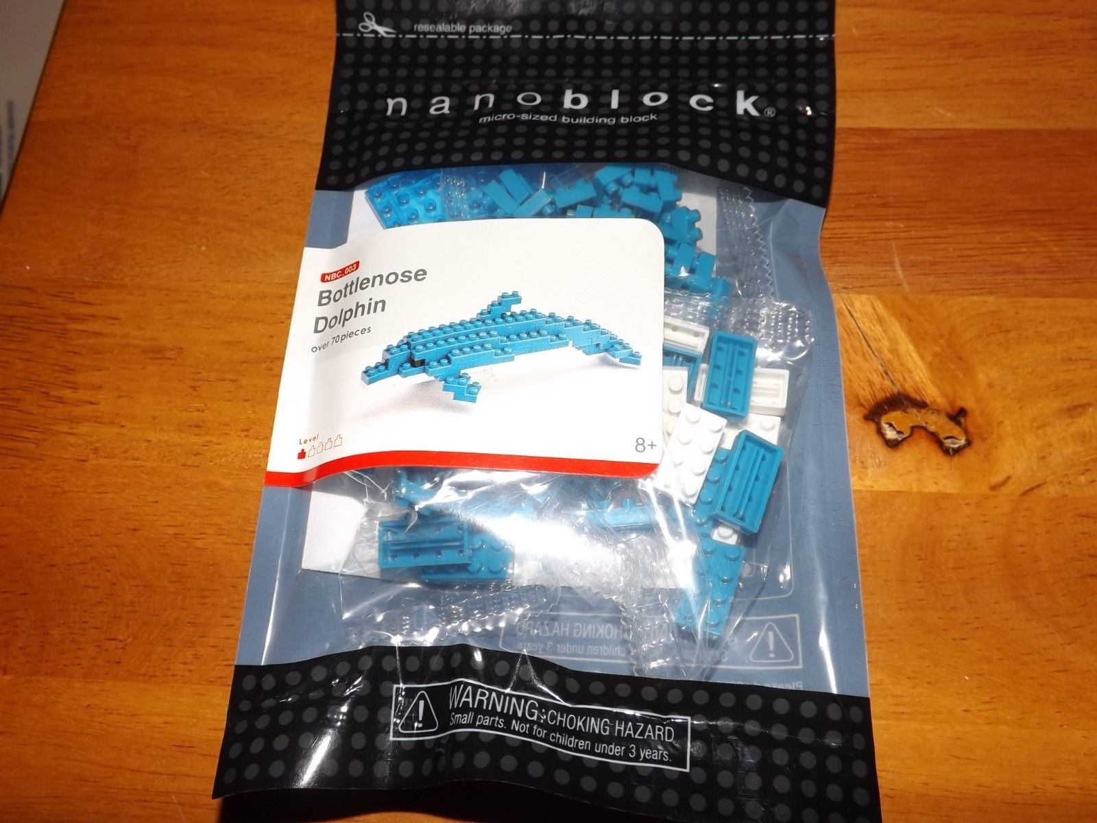 NANOBLOCK BOTTLENOSE DOLPHIN NBC 003, OVER 70 PIECES, NEW IN PACKAGE | eBay