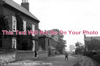 NT 1086 - Entrance To Manor House, Scrooby, Nottinghamshire | eBay UK