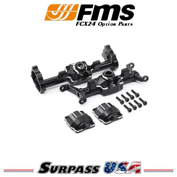 Surpass USA FMS 1/24 FCX24 Aluminum Front & Rear Axle Set 2pcs | eBay
