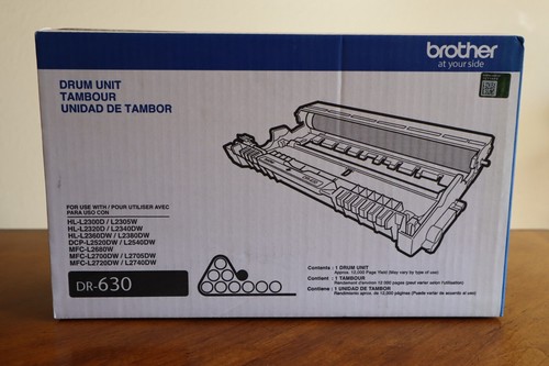 Genuine Brother DR-630 Black Drum Unit Toner Cartridge | eBay