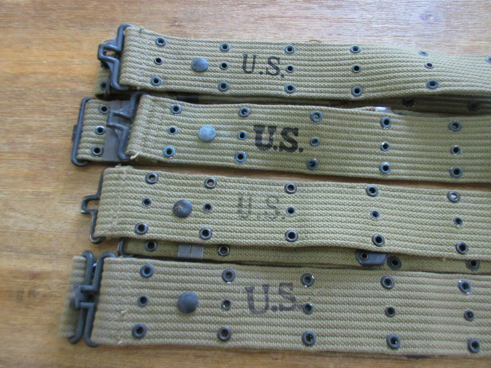 Original US Army Koppel Lochkoppel M36 Belt WK2 WWII 1942 1943 Marines ...