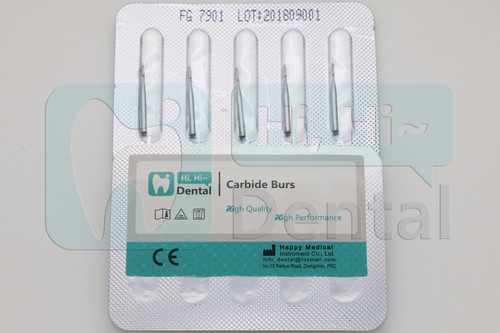Dental Tungsten Carbide Burs Trimming & Finishing Polishing Flame FG ...