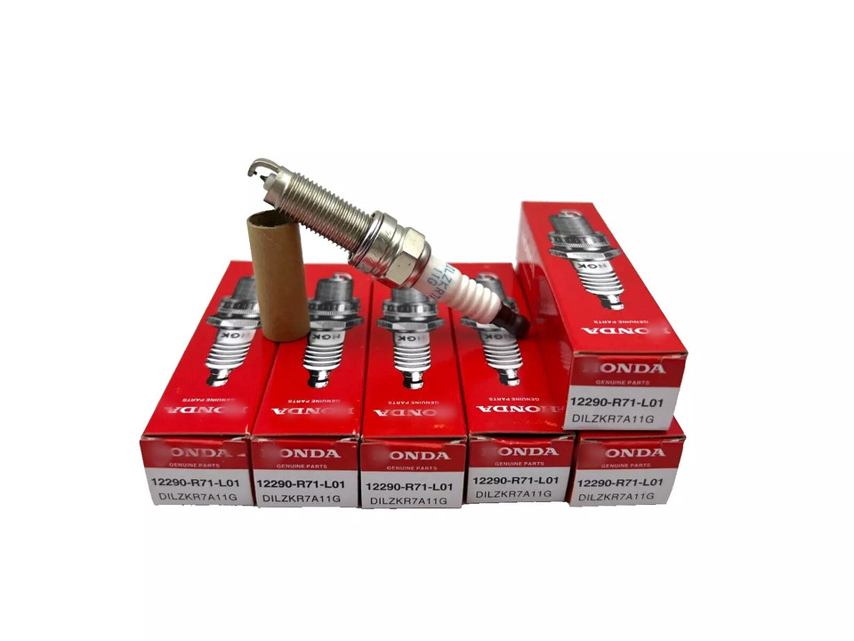 6PCS 12290-R71-L01 spark plug DILZKR7A11G fits Honda Accord V6 Odyssey ...