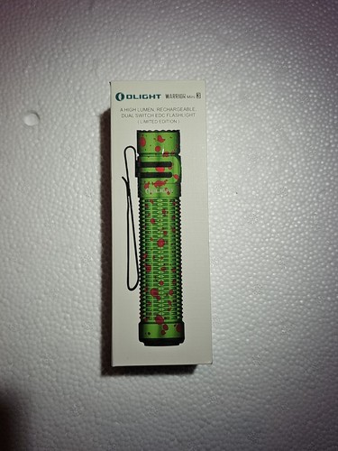 Olight Warrior Mini 3 Tactical Rechargeable, 1750 Lumens (Zombie Green ...