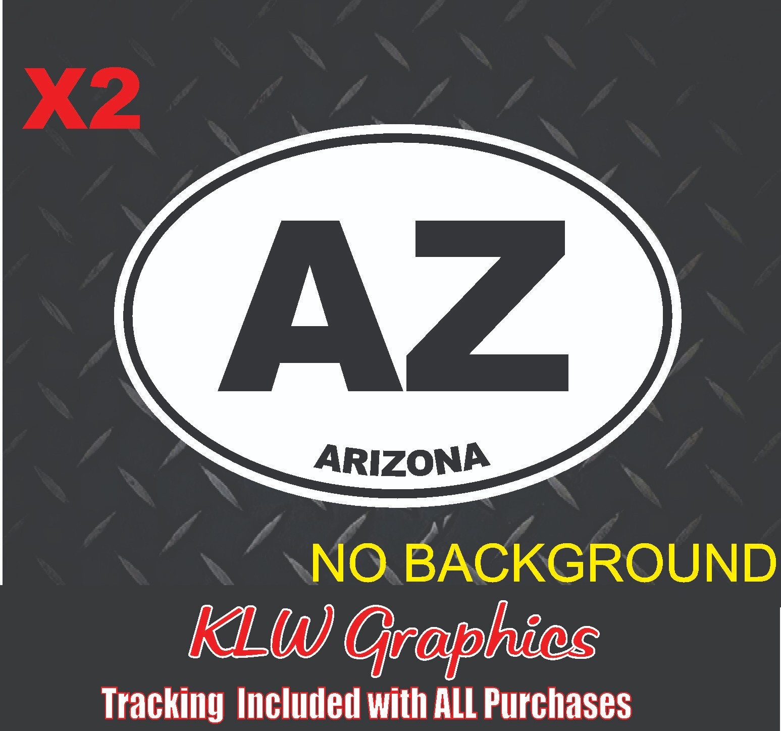 ARIZONA Oval Vinyl Decal Sticker State Car Diesel Truck Home AZ West ...