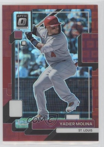 2022 Panini Donruss Optic Red Pandora Prizm /99 Yadier Molina #166 | eBay