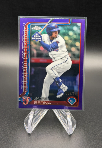 2025 Topps Pro Debut #PDC-121 Jared Serna Chrome Purple Refractor /125 ...