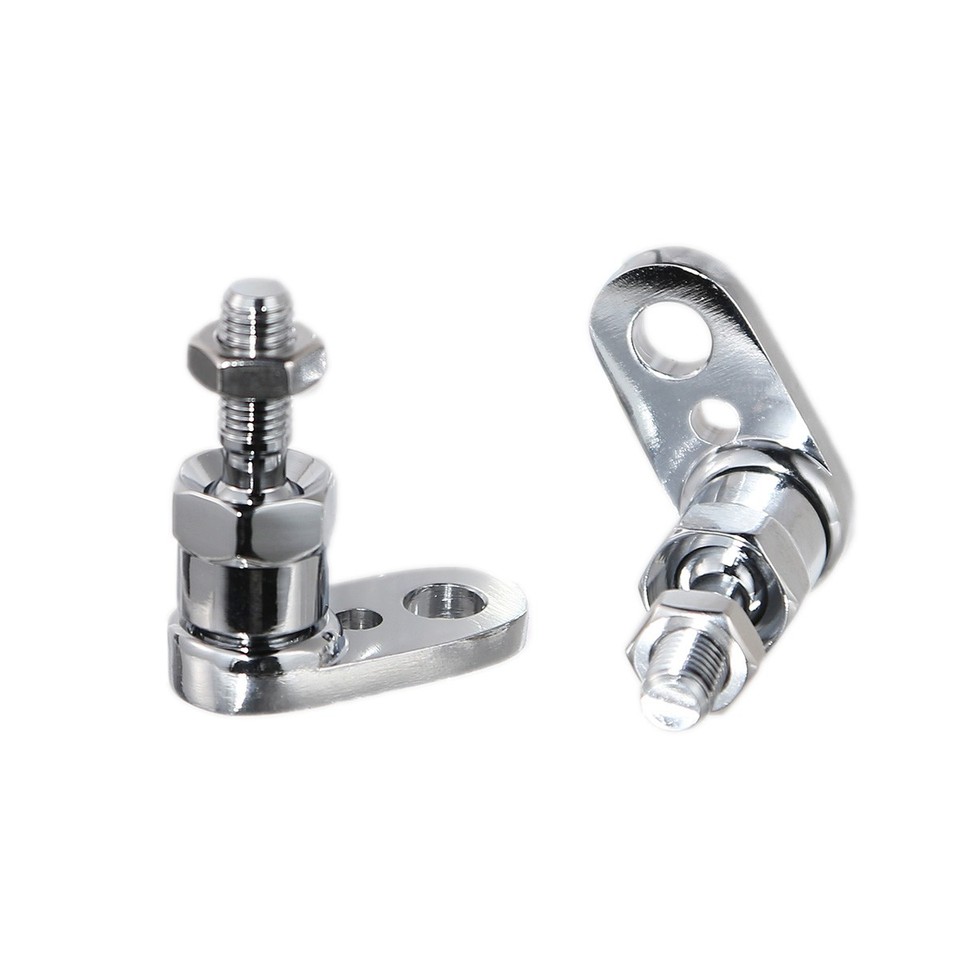 Chrome Turn Signal With Relocation Bracket Swivel Kit For Harley ...