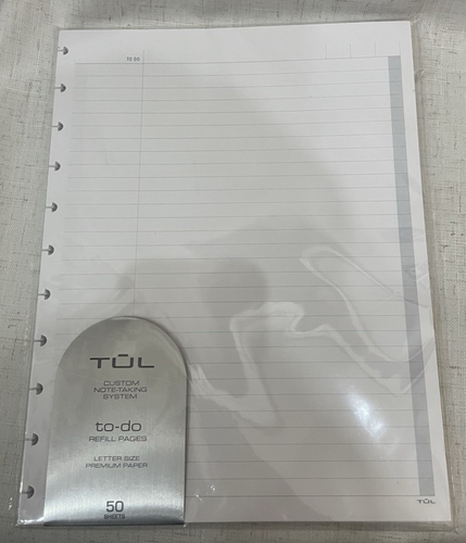 TUL Custom Note Taking System To Do Refill Pages 8.5in x 11in Letter ...