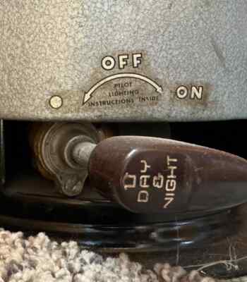 Panel-Ray On-Off White Decal Propane Heater Air Stream Vintage Cabins ...