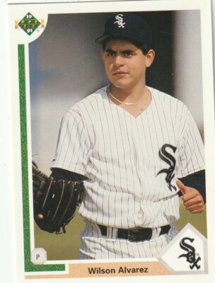 FREE SHIPPING-MINT-1991 Upper Deck Wilson Alvarez #42F PLUS BONUS CARDS ...