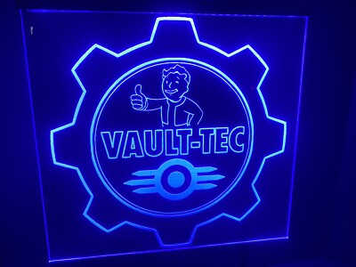 Fallout Vault Led Neon Light Sign , Man Cave Game Room , Bar , garage ...