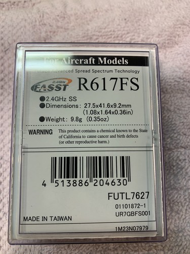 Futaba R617FS 7-Channel FASST Receiver for sale online | eBay