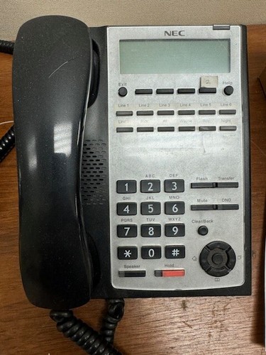 NEC Business Phone SL1100 1100061 IP4WW-12TXH-B-TEL BE110270 Black | eBay