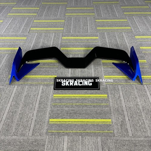 For Honda Civic Sedan 2016-2021 Black+Blue Rear Spoiler Gull Wing Tail ...