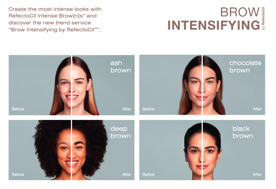 RefectoCil Eyelash & Eyebrow Tint Intense Brow[n]s - NEW Brow and Lash ...