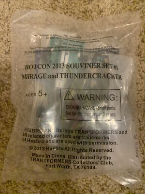 Hasbro Transformers Botcon 2013 Exclusive Mirage & Thundercracker ...