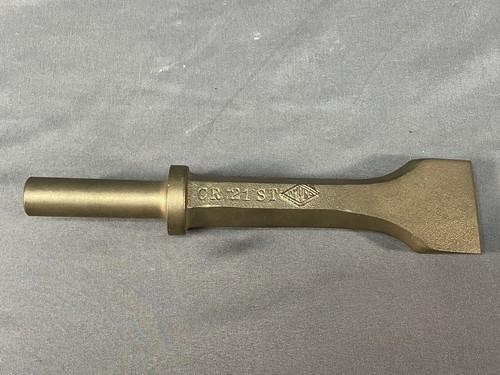 AMPCO CR21ST CR-21-ST Non-Sparking Pneumatic Chisel 1-3/4" x 8" Round ...