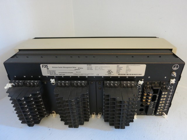 GE Multilin F35 Multiple Feeder Management Relay W Display Panel & Rack ...