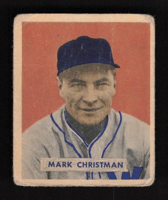 1949 Bowman #121 Mark Christman FR (MK) | eBay