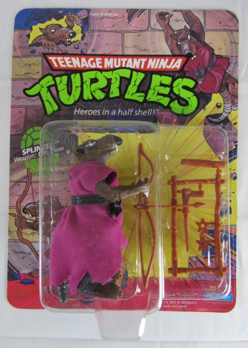 Vintage 1990 TMNT Master Splinter Sealed MOC Unpunched BA593 | eBay