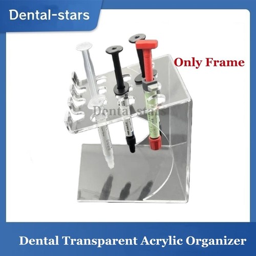 Dental Syringe Acrylic Organizer Holder Case Frame Transparent ...